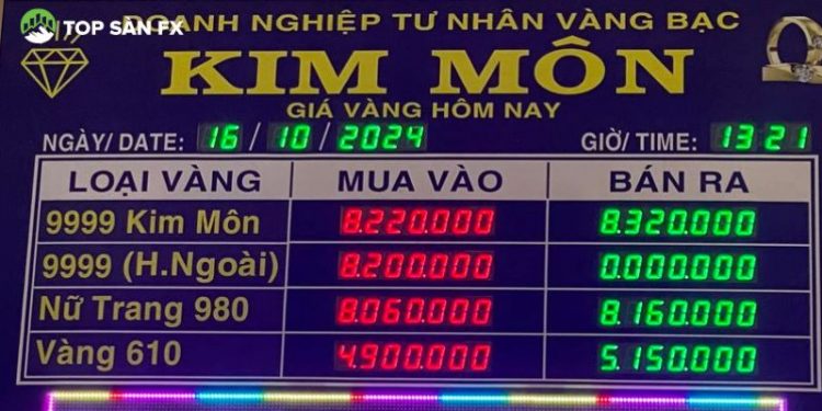 Tiệm vàng Kim Môn ở đâu? Giá vàng Kim Môn hôm nay bao nhiêu?